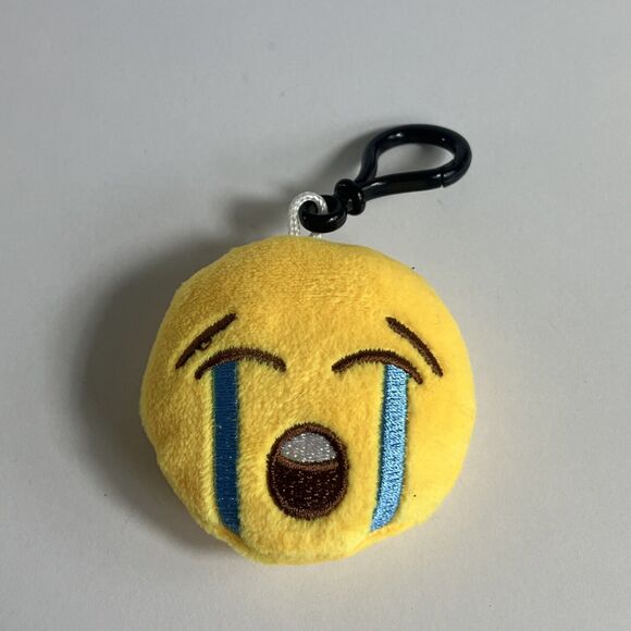 Unbranded | Toys | Loudly Crying Emoji Plush Backpack Bag Clip Keychain ...